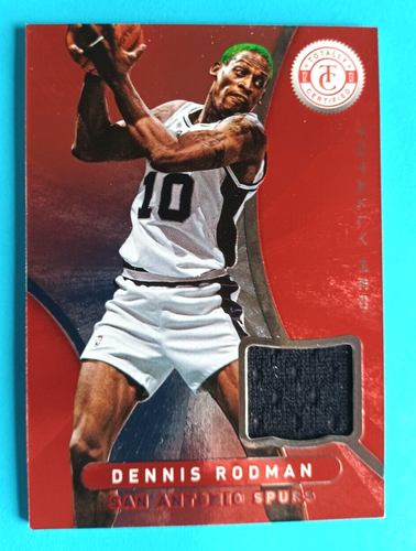 2012-13 PANINI TOTALLY CERTIFIED DENNIS RODMAN #62 RED RELIC SAN ...