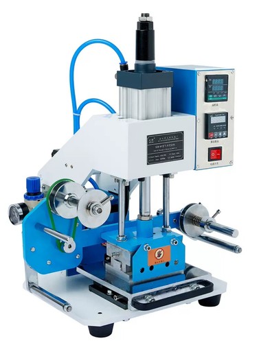 518-A Pneumatic Leather Stamping Machine Automatic Paper Roll Stamping ...