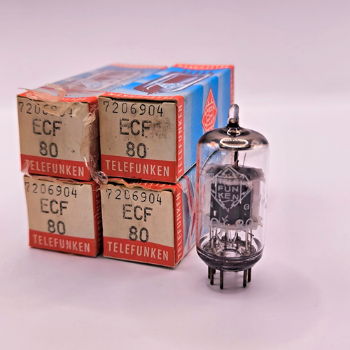 Telefunken ECF80 6BL8 6C16 CV5215 E80CF 7643, Shindo preamp, NOS NIB ...