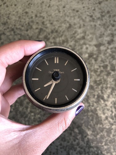 Vintage VDO Quartz Zeit Dashboard Clock 214/3/3 3.75 - Untested As Is ...