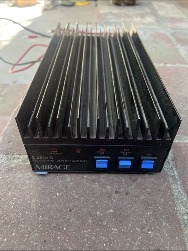 Mirage C2512g 220 Mhz 120 W Mobile Amplifier Amp Ham Cb Untested | eBay
