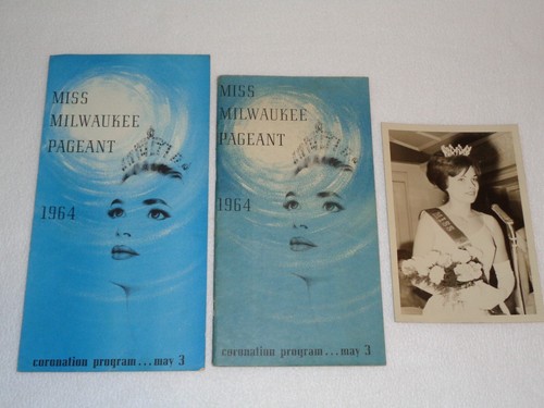 1964 Miss Milwaukee Beauty Pageant Vintage Original Program & Photo | eBay
