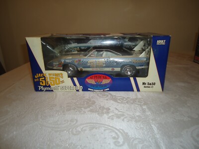 ERTL 1/18 Scale Jack Werst's Mr. 5 & 50 1970 Plymouth Superbird Super ...