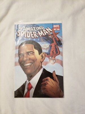 Marvel Comics Amazing Spider Man #583 Barack Obama Variant Cover 3rd ...