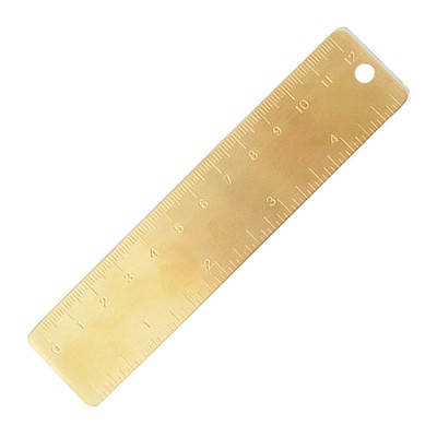 Special Feeling Expression Gift Handy Straight Scale Ruler Brass | eBay