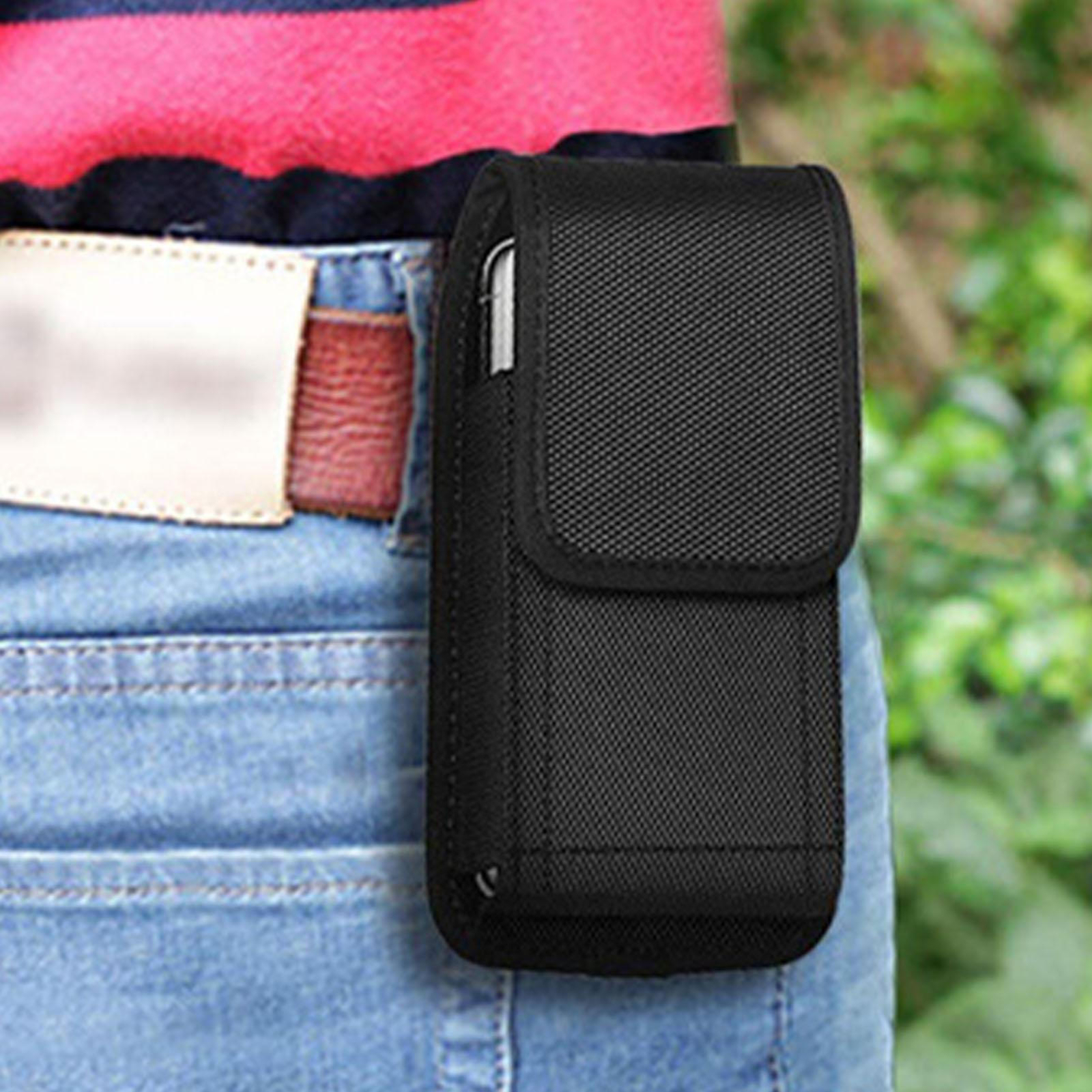 Smartphone Belt Clip Bag Vertical Waist Pouch Cell Phone Pack Outdoor ...