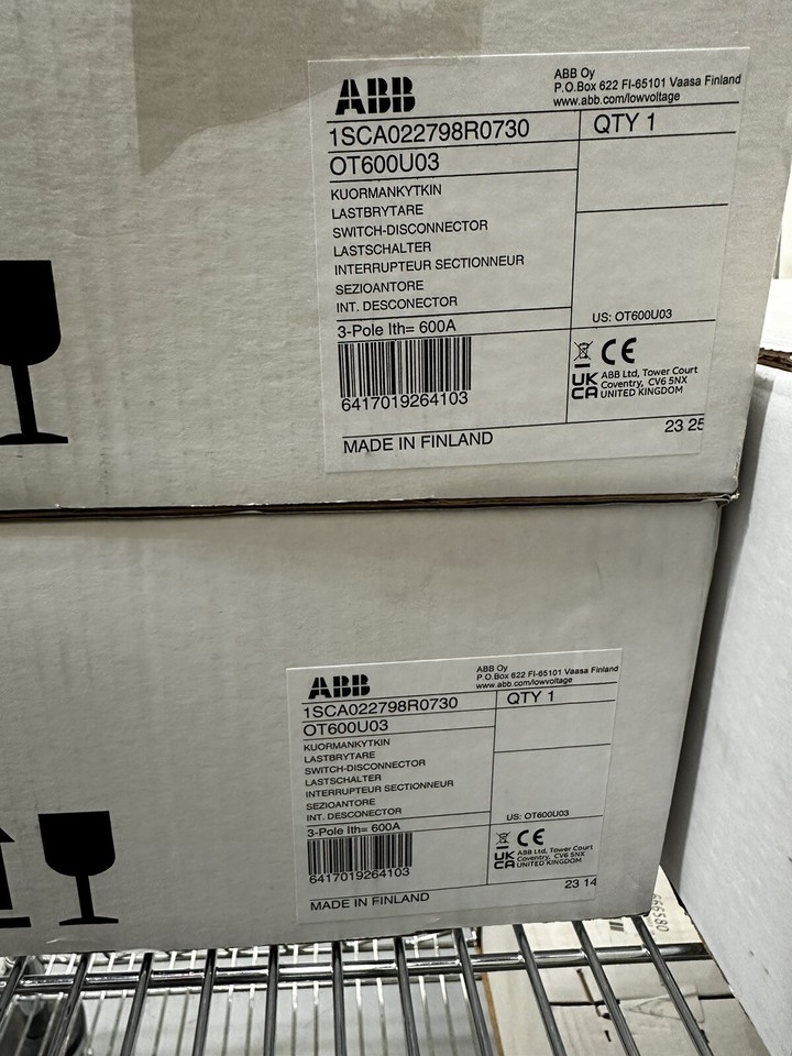 ABB Disconnect 800 Amp OT800U03 | eBay