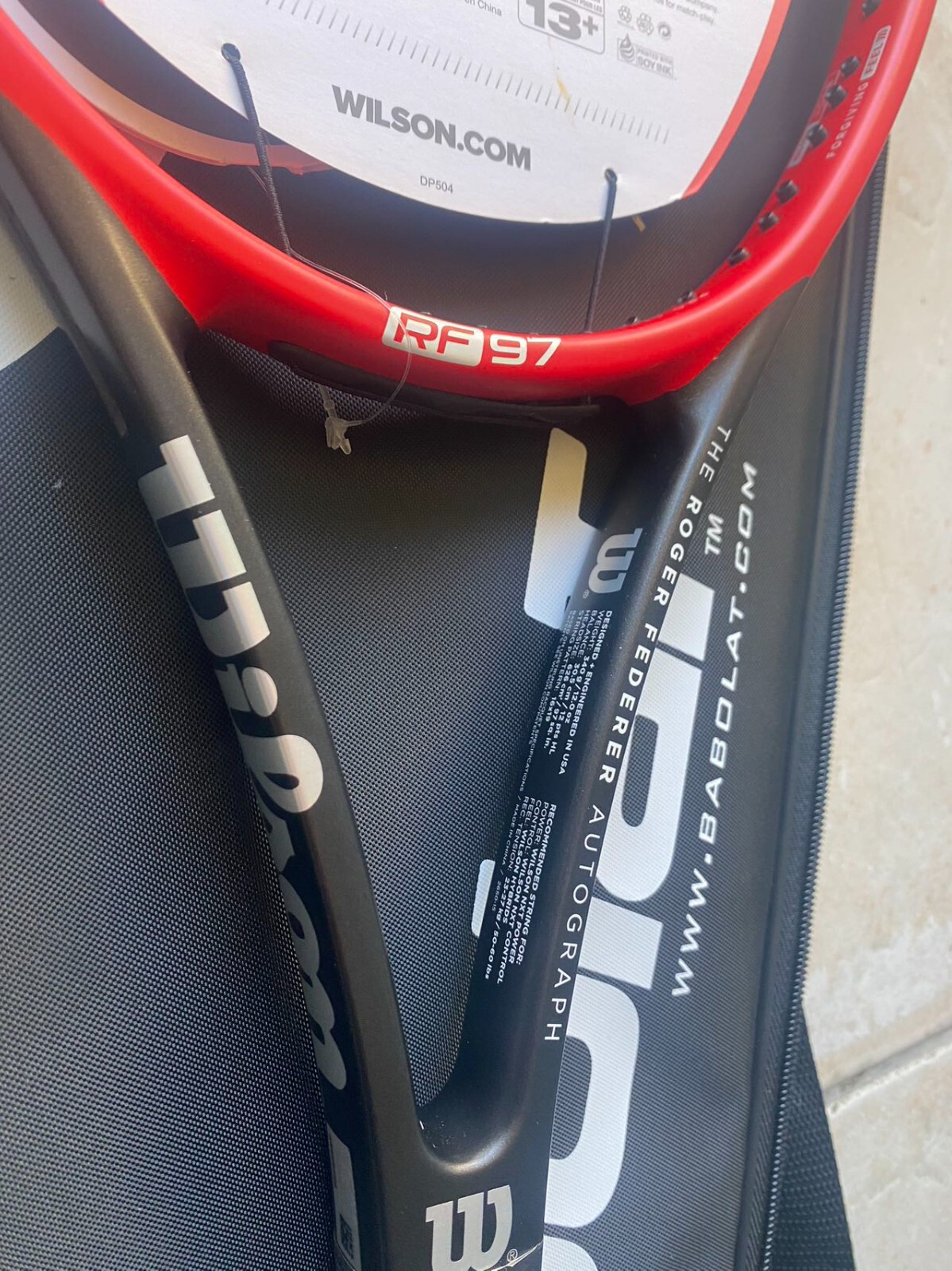 New Wilson 2014 Pro staff RF97 Autograph V10 Tennis Racquet G2 4 1/4 ...