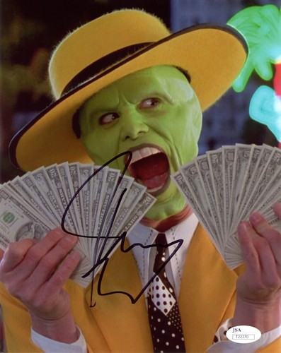 Jim Carrey Signed JSA COA 8X10 The Mask Photo Auto Autographed ...