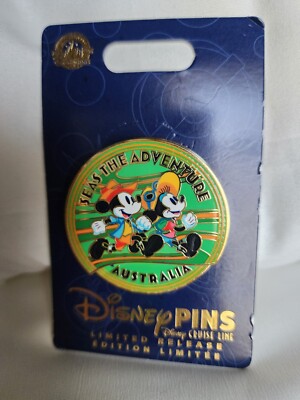 Disney Cruse Line DCL Australia Seas the Adventure Mickey Minnie Pin ...