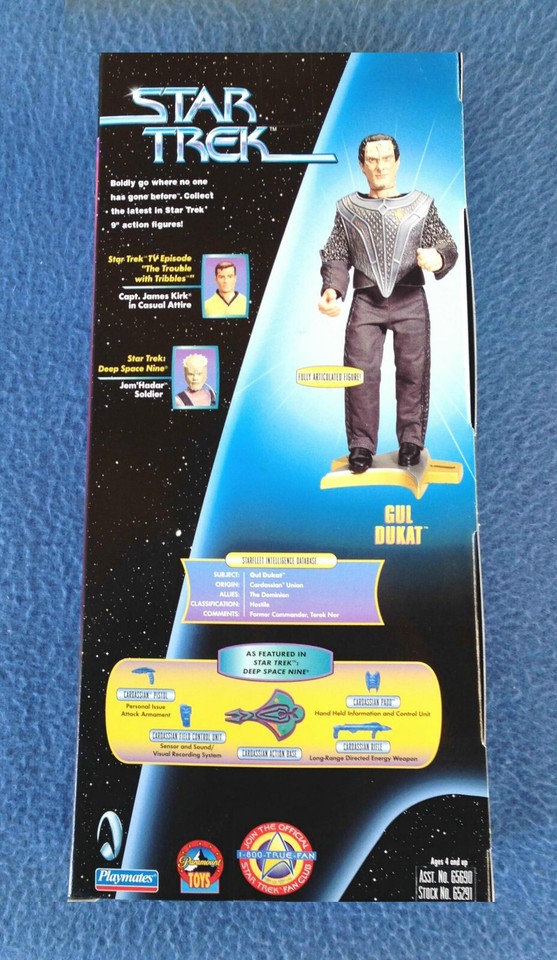 9 INCH GUL DUKAT FIGURE STAR TREK DEEP SPACE NINE DS9 PLAYMATES WF3 | eBay
