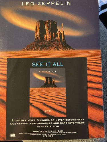 Led Zeppelin (2-Disc DVD + Booklet & Slipcover Set 2003) | eBay