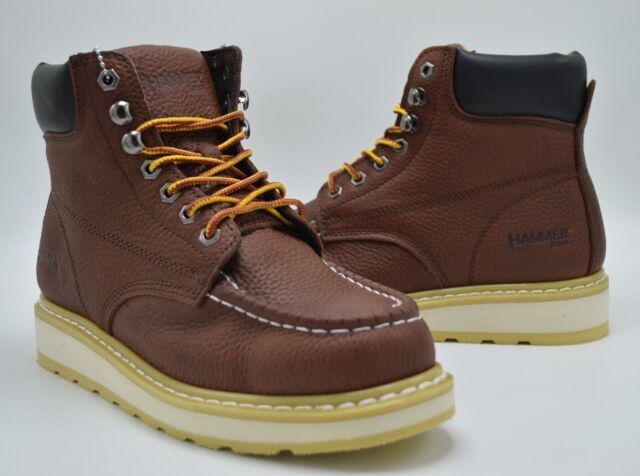 Hammer Men's Work Boots, Soft Toe Work Boot, Full Grain Leather, Men ...