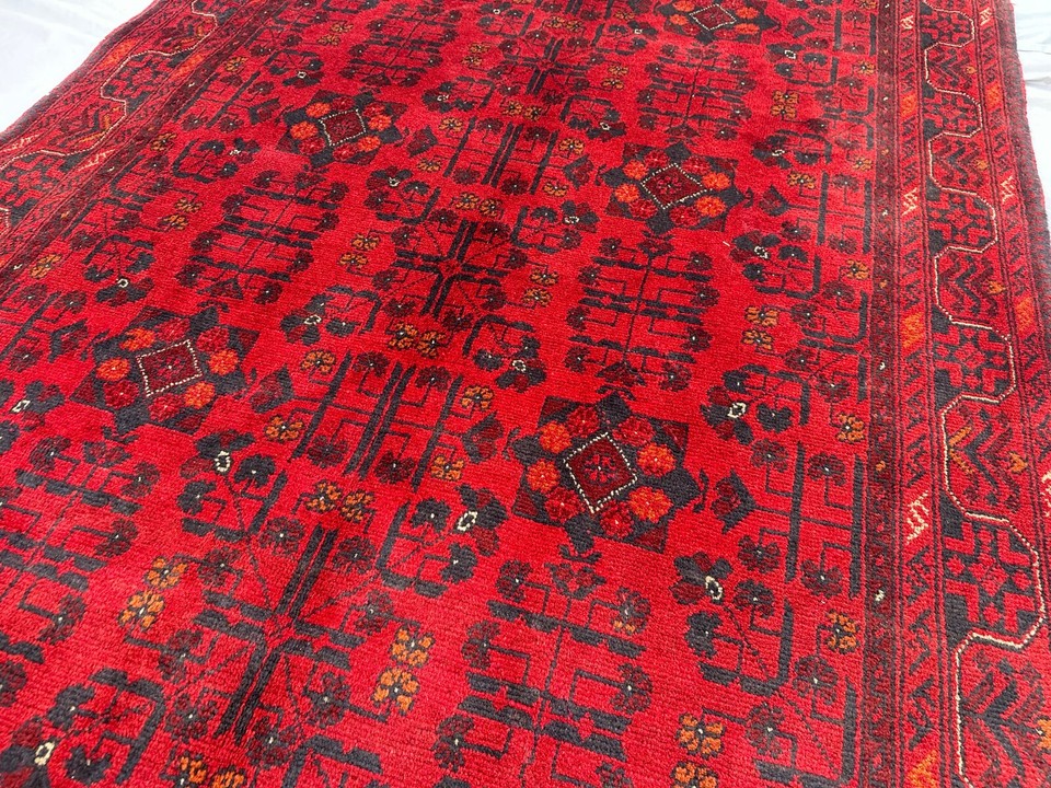 4x7 Afghan Turkmen Khal Mohammadi Bukhara Rug | Ethnic Oriental Style ...