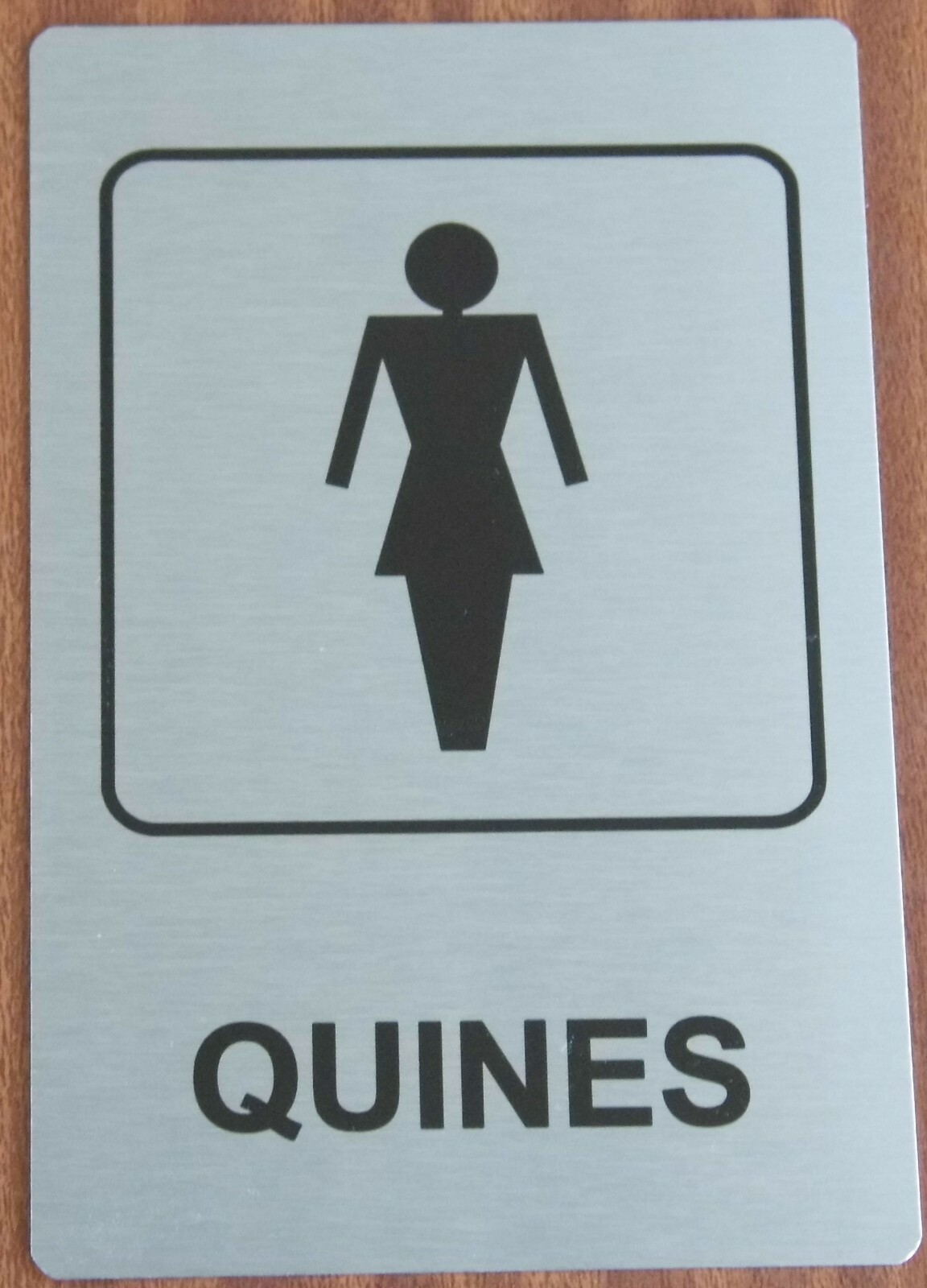 Doric Toilet Signs 100x150mm, North East Scotland Dialect. Quine Loon ...