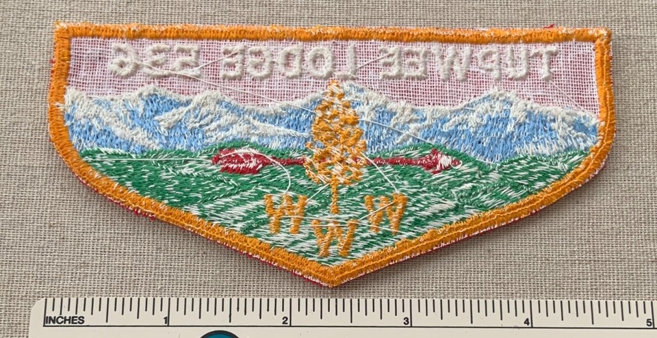 Vintage OA TUPWEE LODGE 536 Order of the Arrow FLAP PATCH WWW Pueblo ...
