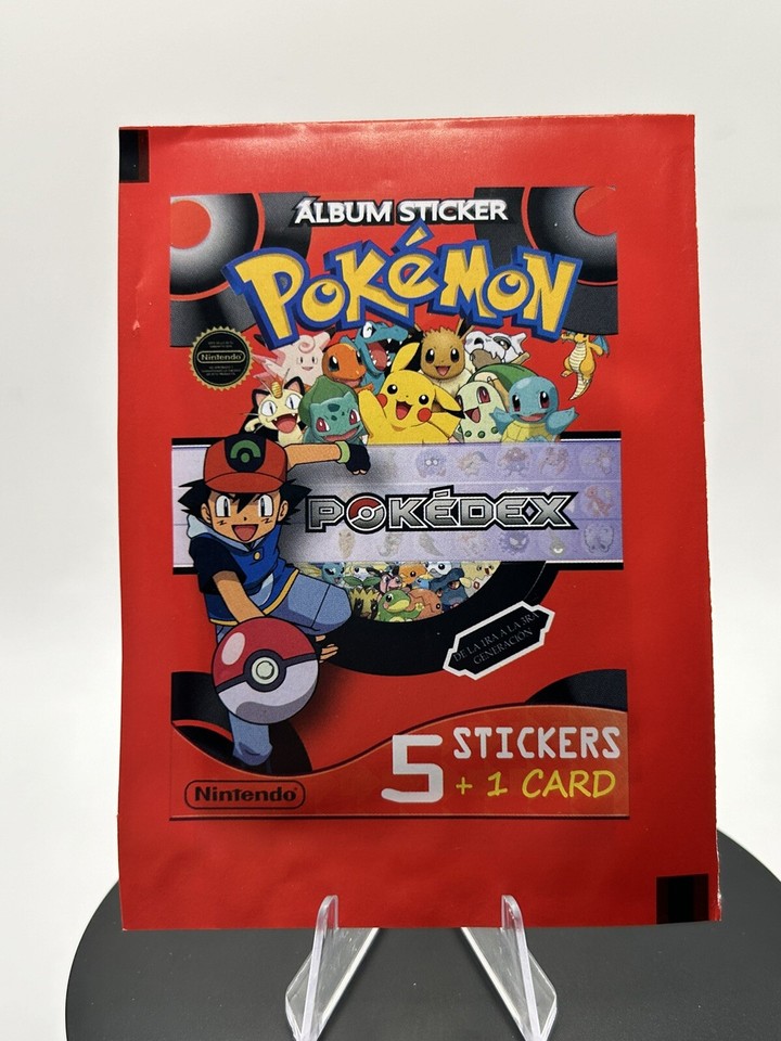 Pokemon Sealed Pack Lot of 5 - Peru Pokedex Album Sticker Red Pack | eBay