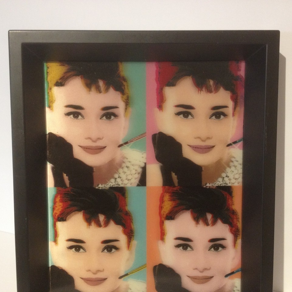 Audrey Hepburn Lenticular 3-D Wall Art Breakfast at Tiffany's Holly ...