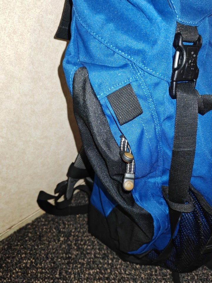 LOWE ALPINE Backpack Blue Retro 90s Hiking Rucksack Gorpcore 45 L ...