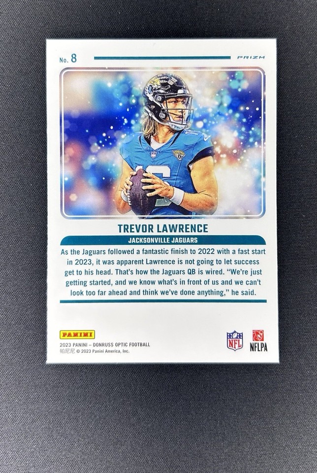 Trevor Lawrence SSP Case Hit 2023 Optic Mythical Insert Jacksonville ...