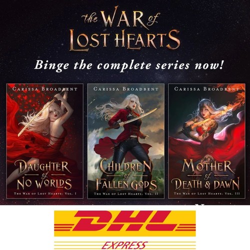 The War of Lost Hearts Trilogy by Carissa Broadbent English Fantasy Romance Set | eBay