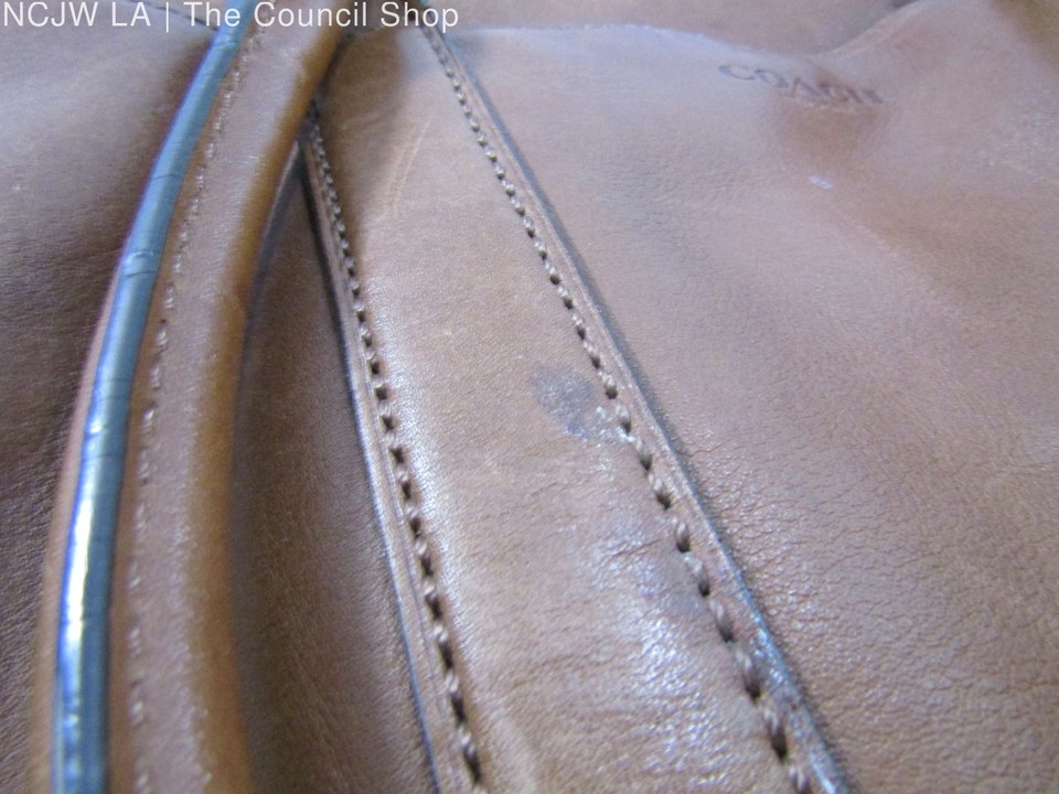 DAMAGED Coach Bleecker Brown Leather Weekender Bag 71401 | eBay