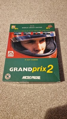 Microprose Grand Prix 2 - PC CD-ROM - Geoff Crammond Complete With ...
