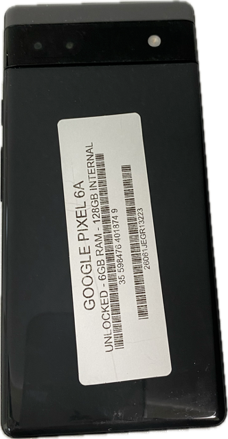 Google Pixel 6a 128GB 6GB RAM CharcGray Unlocked Good Condition | eBay