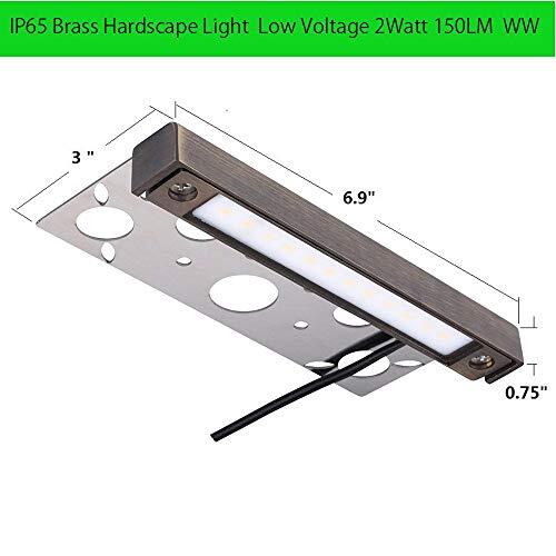 Low Voltage Hardscape Lighting,Brass Materials 9-17V Replaceable LED ...