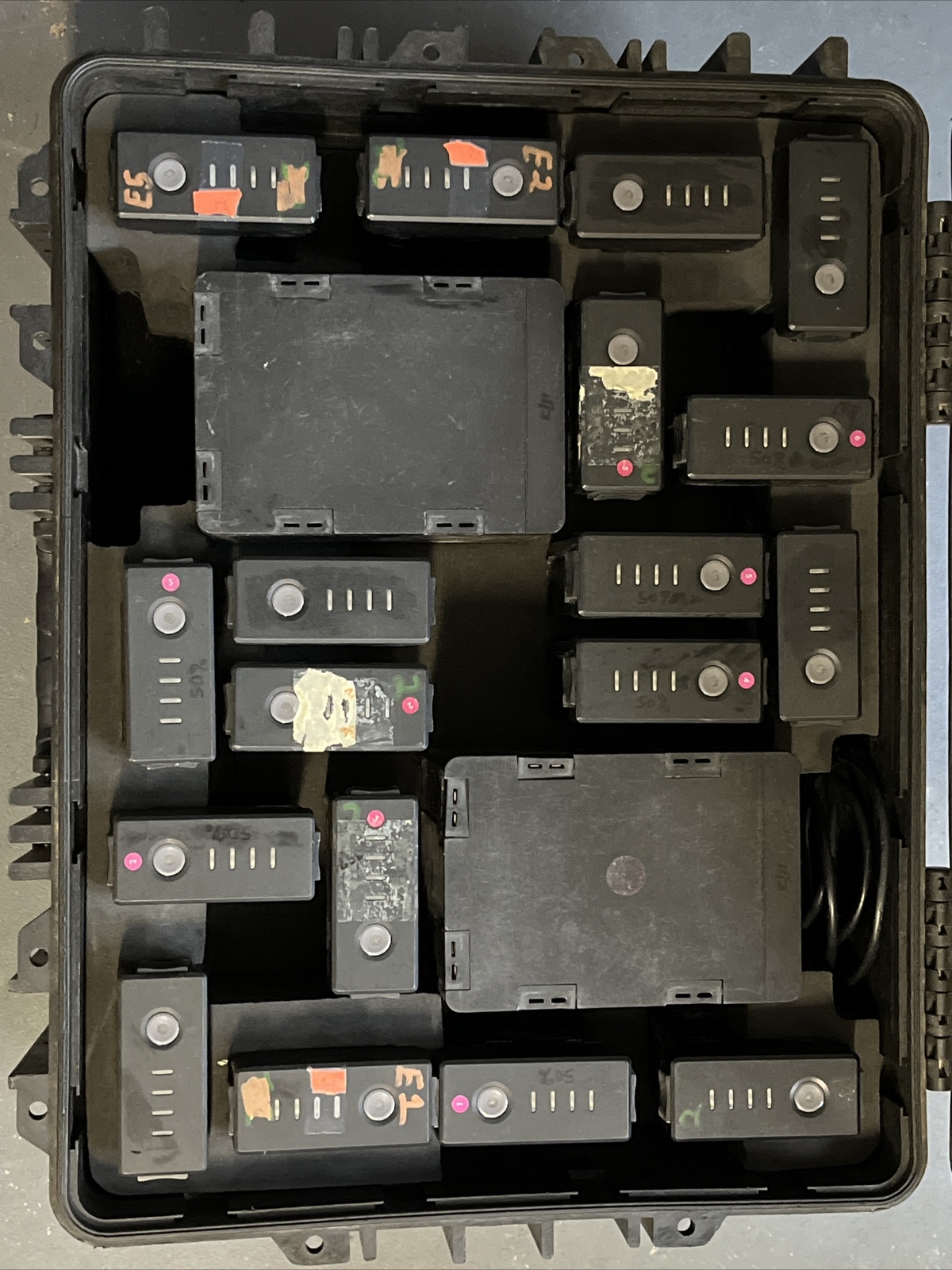 DJI 18 Intelligent Batteries TB47S TB48S M600 With 2 Hex Chargers ...