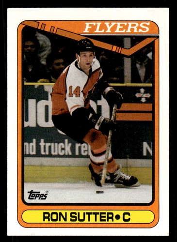 Ron Sutter Philadelphia Flyers 1990-91 Topps #45a | eBay