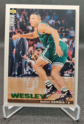 1995-96 Collector's Choice #7 David Wesley Boston Celtics basketball ...