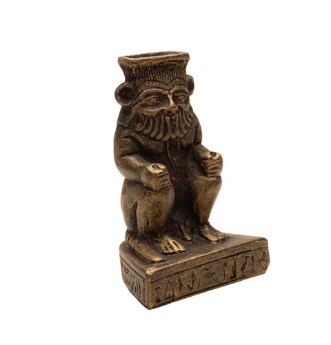 Egyptian Dwarf God BES Statue - Bronze Ancient Egypt Collectible - Made ...
