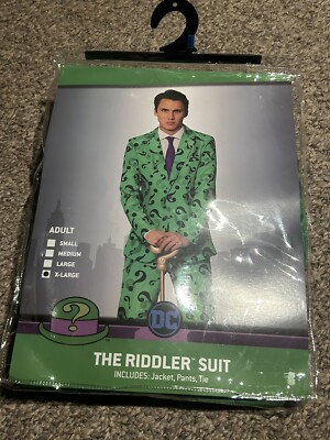 Riddler Costume DC Comics Batman Villain Suit Spirit Halloween Jacket ...