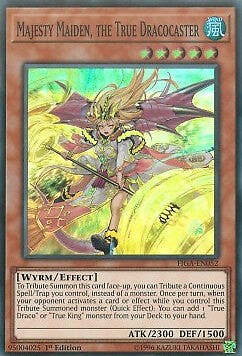 Majesty Maiden, the True Dracocaster FIGA-EN052 Super Rare Englisch ...