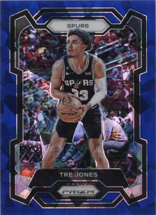 2023-24 Panini Prizm - Tre Jones #232 Blue Ice Prizm /125 for sale ...