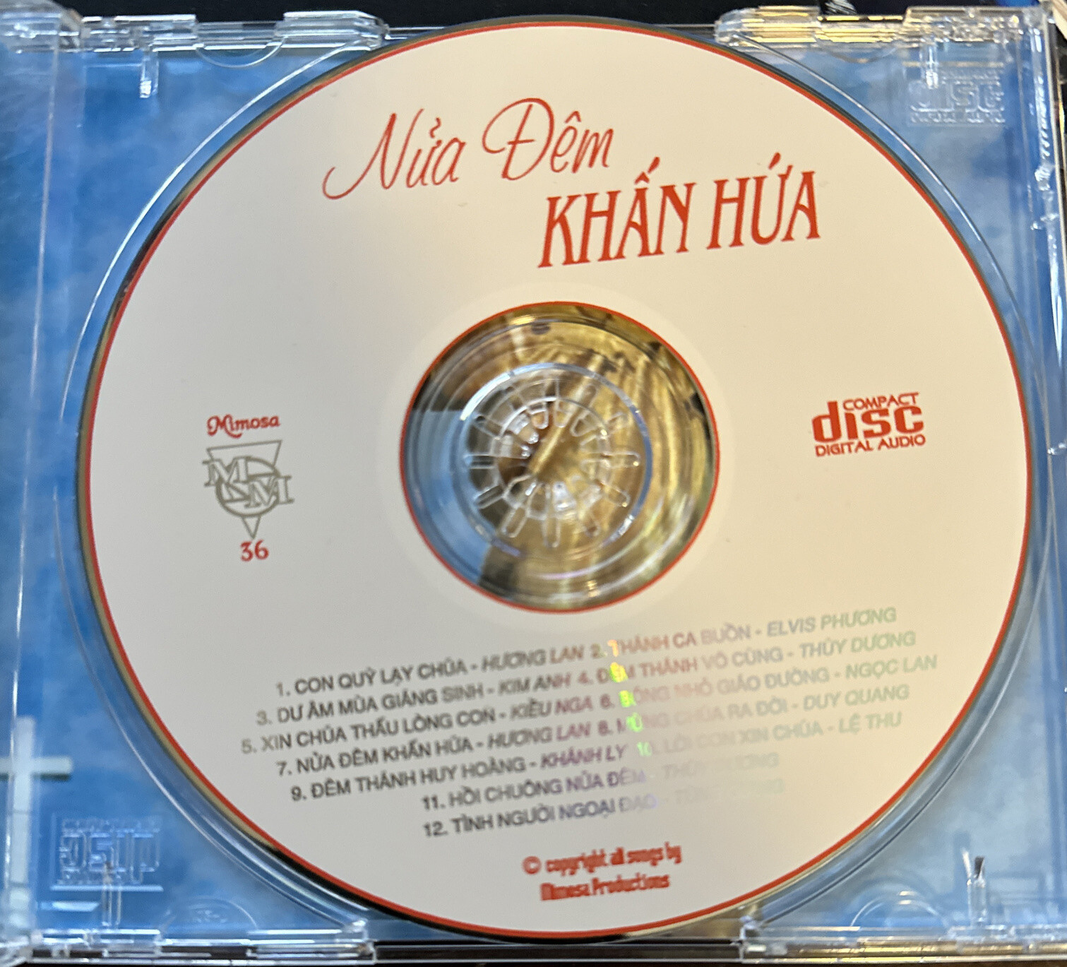 HUONG LAN & VARIOUS ARTIST By Mimosa Productions ( Vietnamese) NUA DEM ...