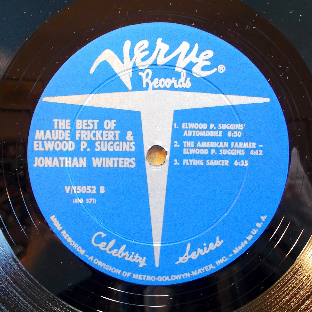 JONATHAN WINTERS Best of Maude Frickert & Suggins LP SHRINK 1965 Verve ...