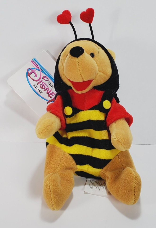 NEW Disney Winnie The Pooh VAL POOH BEAN BAG 8" LOVE BEE Plush Stuffed ...