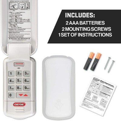 Wireless Garage Overhead Door Opener Keypad For Python Legacy/Genie ...