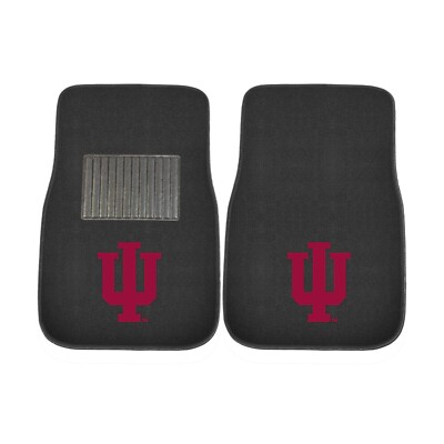NCAA - Indiana University 2-pc Embroidered Car Mat Set 17"x25.5" | eBay