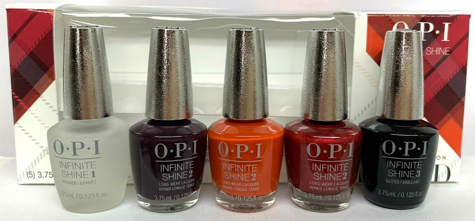 OPI Infinite Shine - SCOTLAND Fall 2019 Mini Set - 5 colors x 1/8oz | eBay