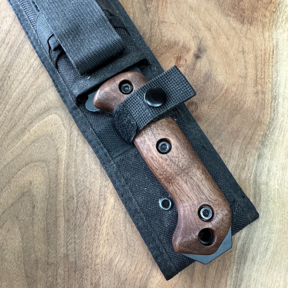 Walnut Scales for Ka-Bar Becker bk-2 bk-7 bk-9 etc / custom scales ...