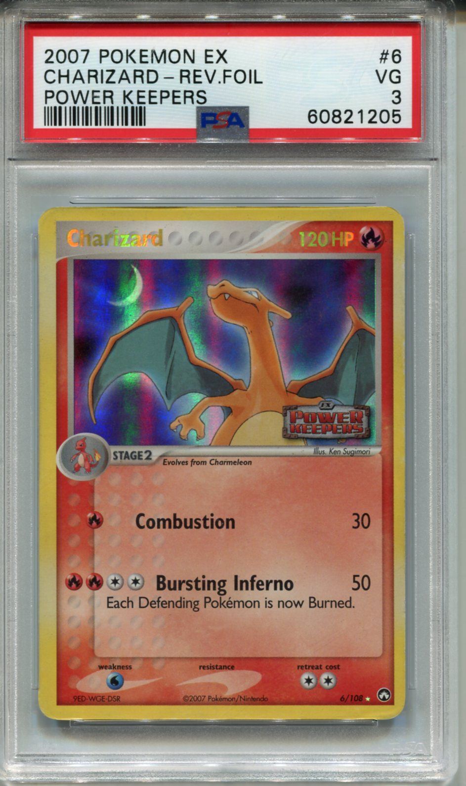 Pokemon Ex Power Keepers #6 Charizard Reverse Foil PSA 3 | eBay