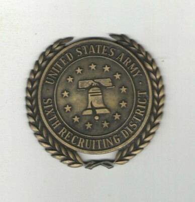 LIBERTY BELL Vintage medallion paperweight 6th Recruiting District US ...