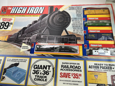 Vintage Life-Like Trains The High Iron Train Set HO scale | eBay