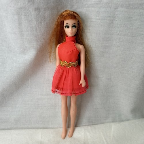 Topper Dawn Glori Doll In Original Red Dress Red Hair Green Eyes Bangs ...