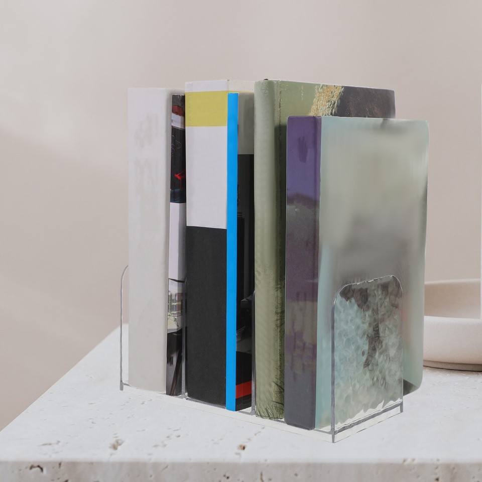 Small Bookshelf Documents Organizers Desktop Holder Magazine Rack | eBay