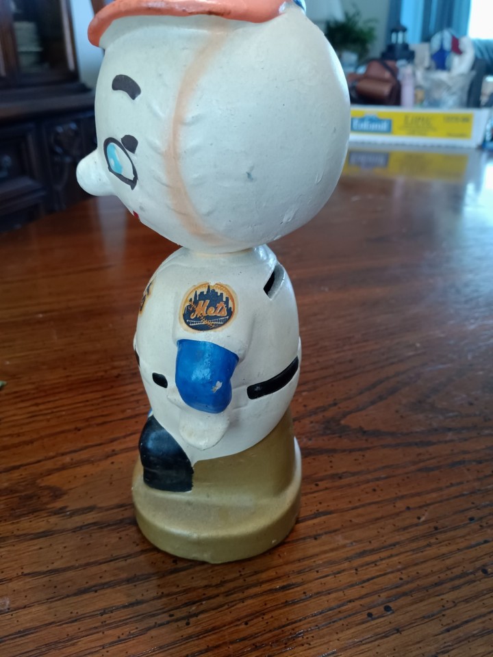 New York 1960s Baseball Nodder Bobble head Nodder Doll Bank Mr Met | eBay