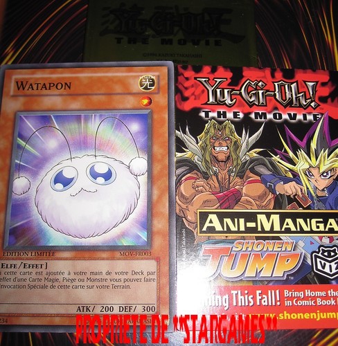 YU-GI-OH! WATAPON FRANCAISE MOV-FR003 NEW LIMITED EDITION 1st MOVIE + 2 ...